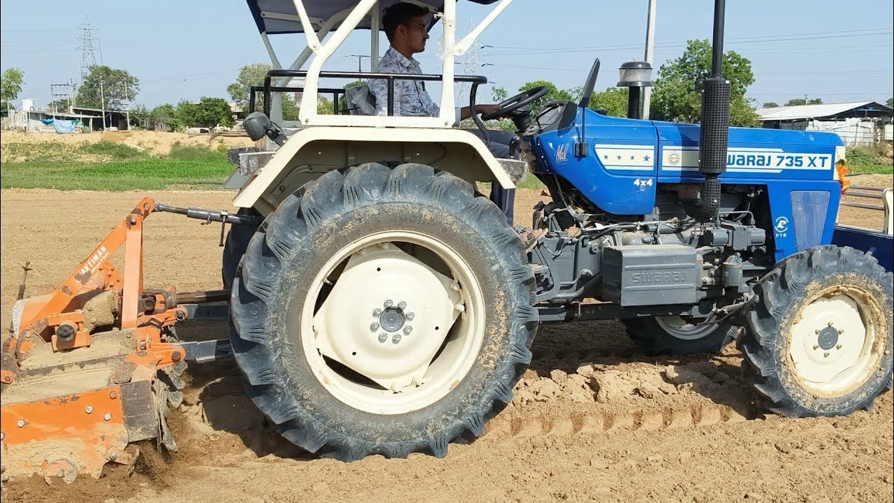 Swaraj 735 4wd Launched Out 2026 look 🔥 #swaraj#735 #4wd #tractor # ...