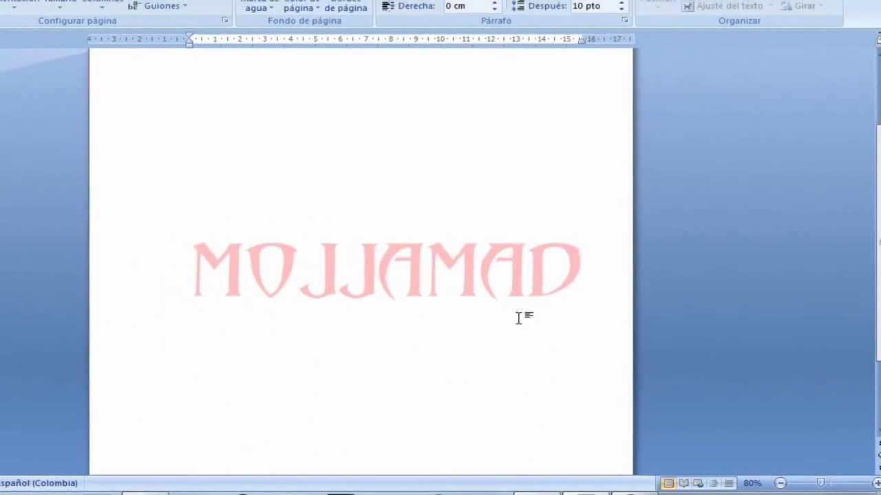 Word, filigrane, comment faire un filigrane, modifier, éditer - YouTube