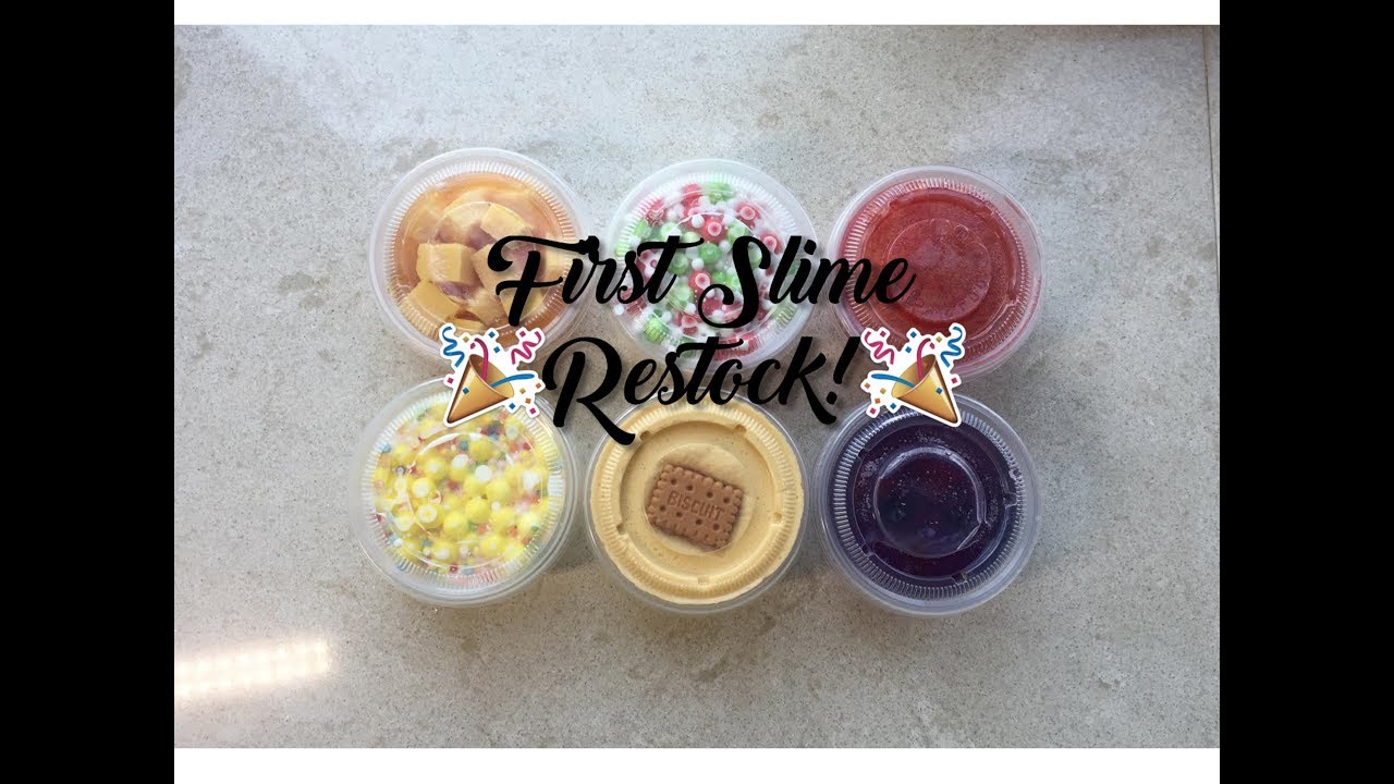 FIRST SLIME RESTOCK! SLIMEYMAYO ETSY SHOP! - YouTube