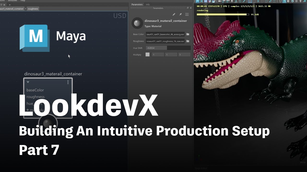 LookdevX in Maya Part 7 - Building An Intuitive Production Setup - YouTube