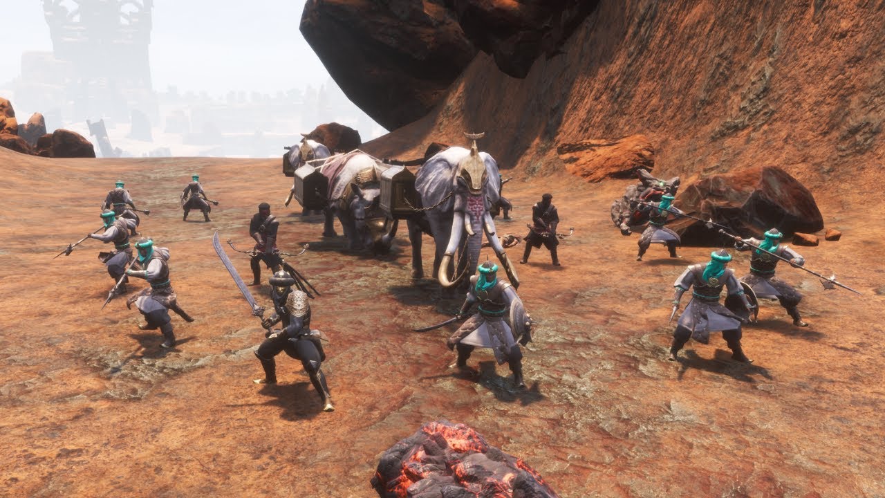 Dogs of the Desert Caravan Ambush! - Conan Exiles NPC Battle - YouTube