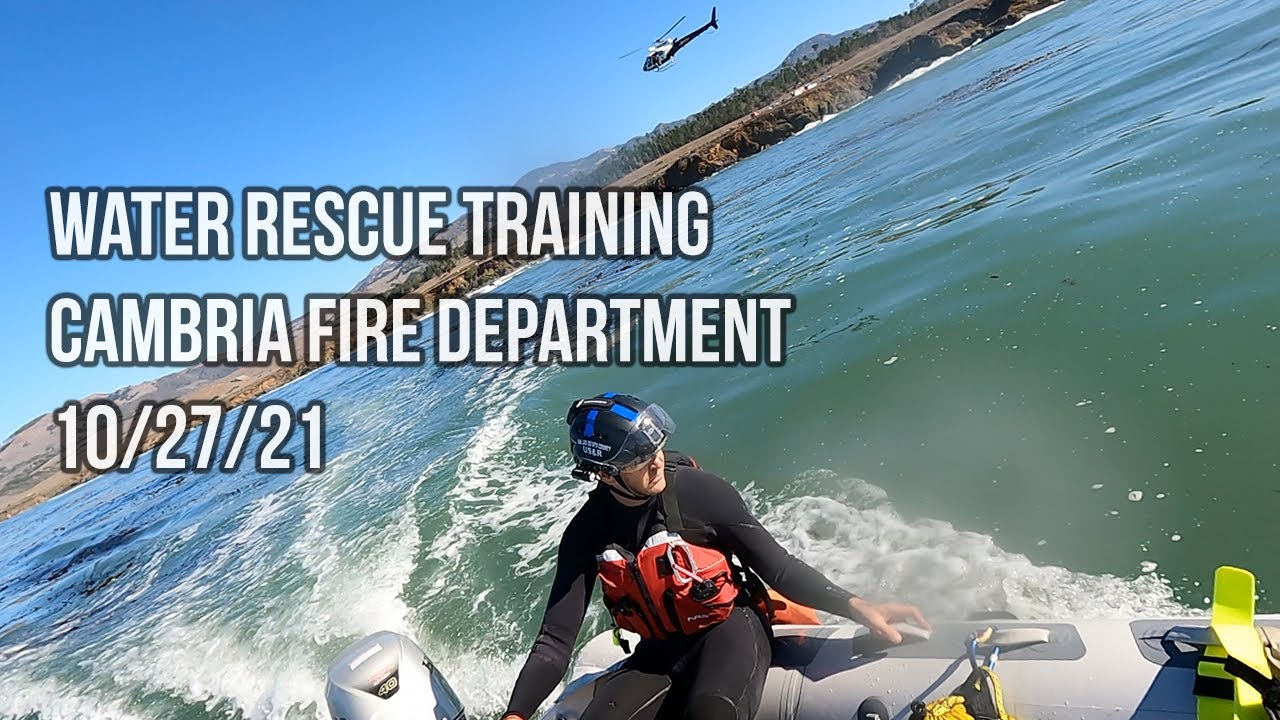 Water Rescue Training with Cambria Fire Department | 10/27/21 - YouTube