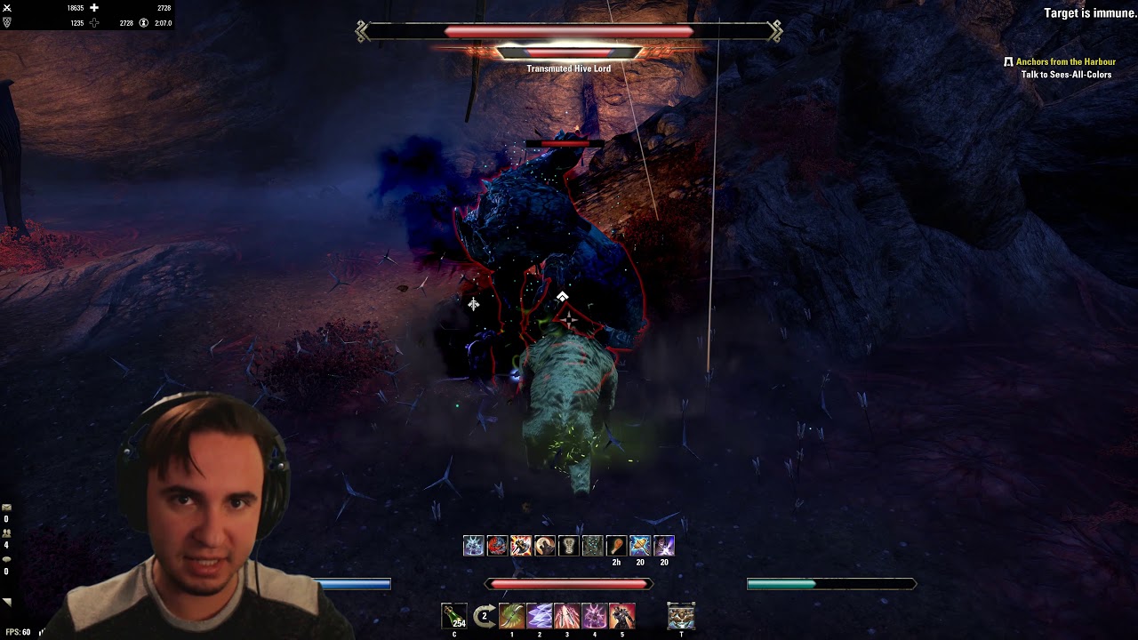 Soloing ESO Normal Dungeons in 4K: Darkshade Caverns II - YouTube