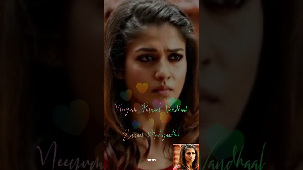 💟Nayanthara vin love sad whats app status💟 - YouTube