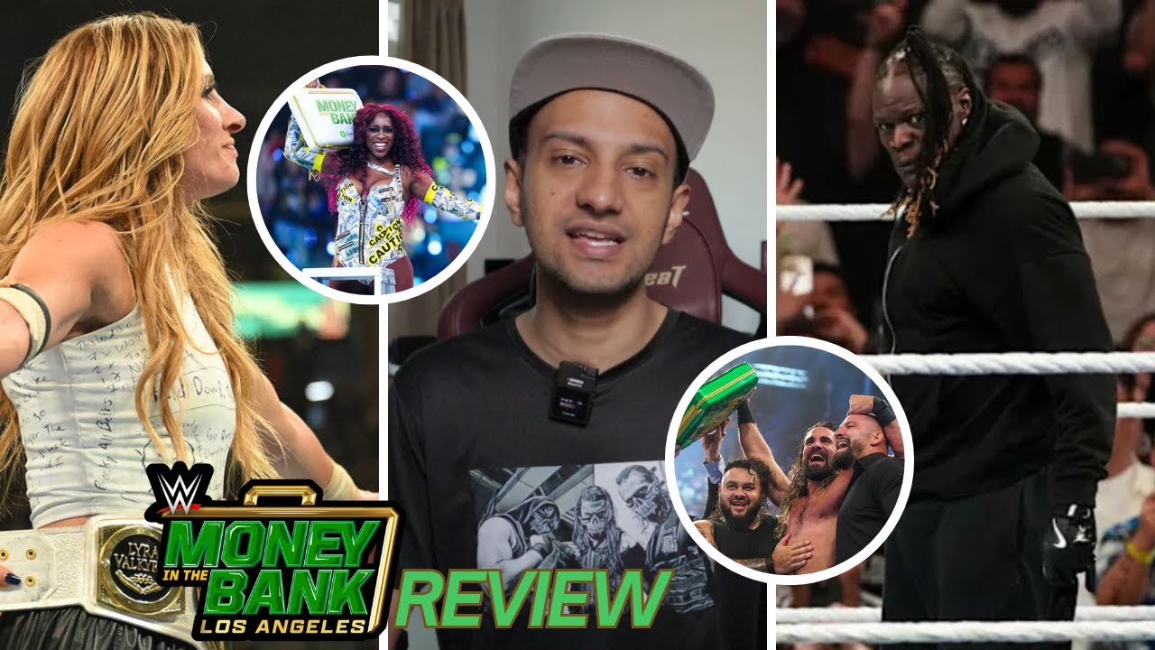 R-Truth muncul! Seth Rollins & Naomi Menang MITB! Becky Lynch Champ ...