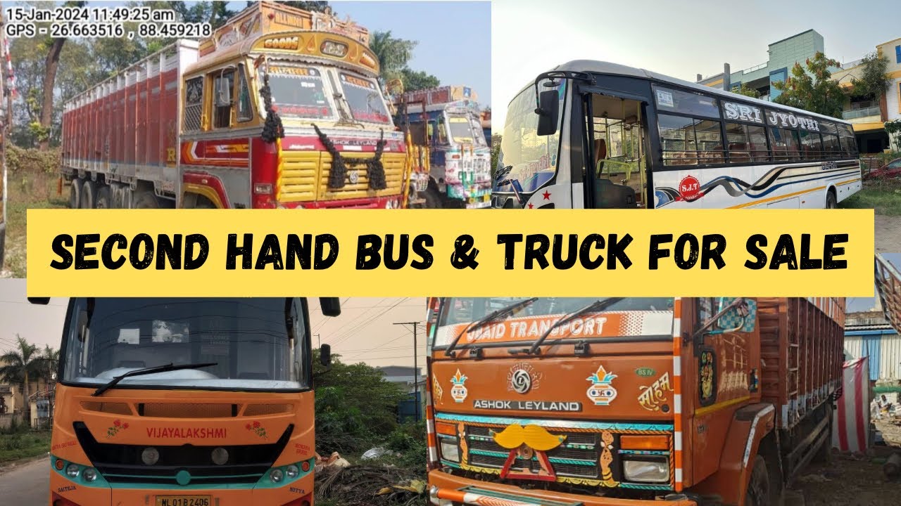 Second Hand Bus and truck for sale | Bus truck For sale in india | tata ...