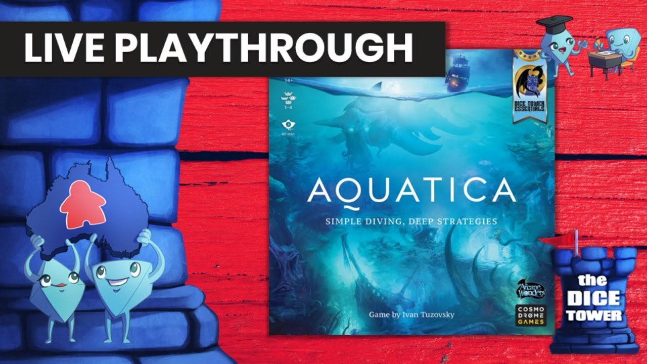 Aquatica Board Game - LIVE Playthrough - YouTube