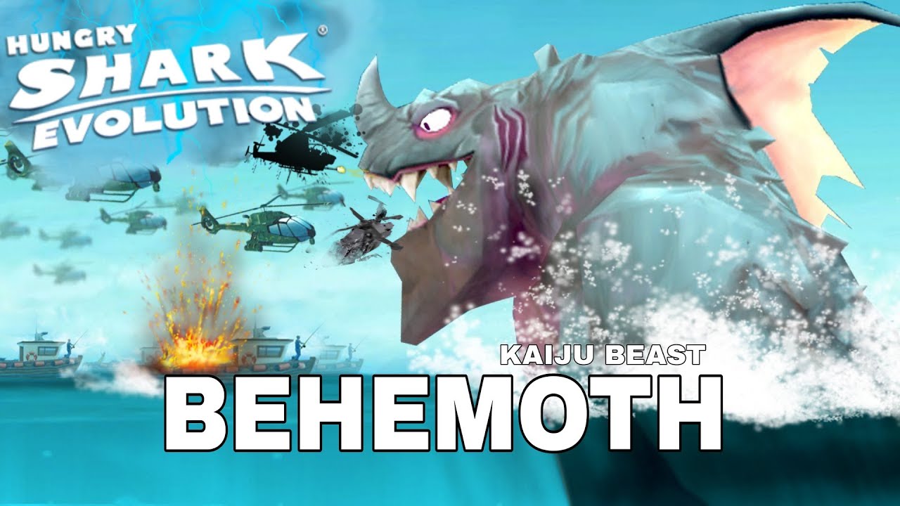 BEHEMOTH UNLOCKED + GAMEPLAY - HUNGRY SHARK EVOLUTION | KAIJU GAMER PH ...