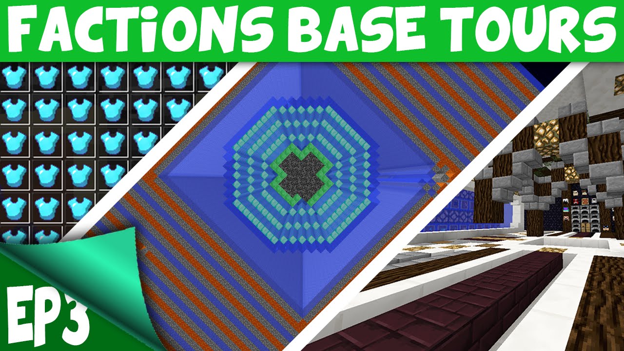 Minecraft FACTIONS Base Tours EP3 RICHEST FACTION SINCE RESET? - YouTube