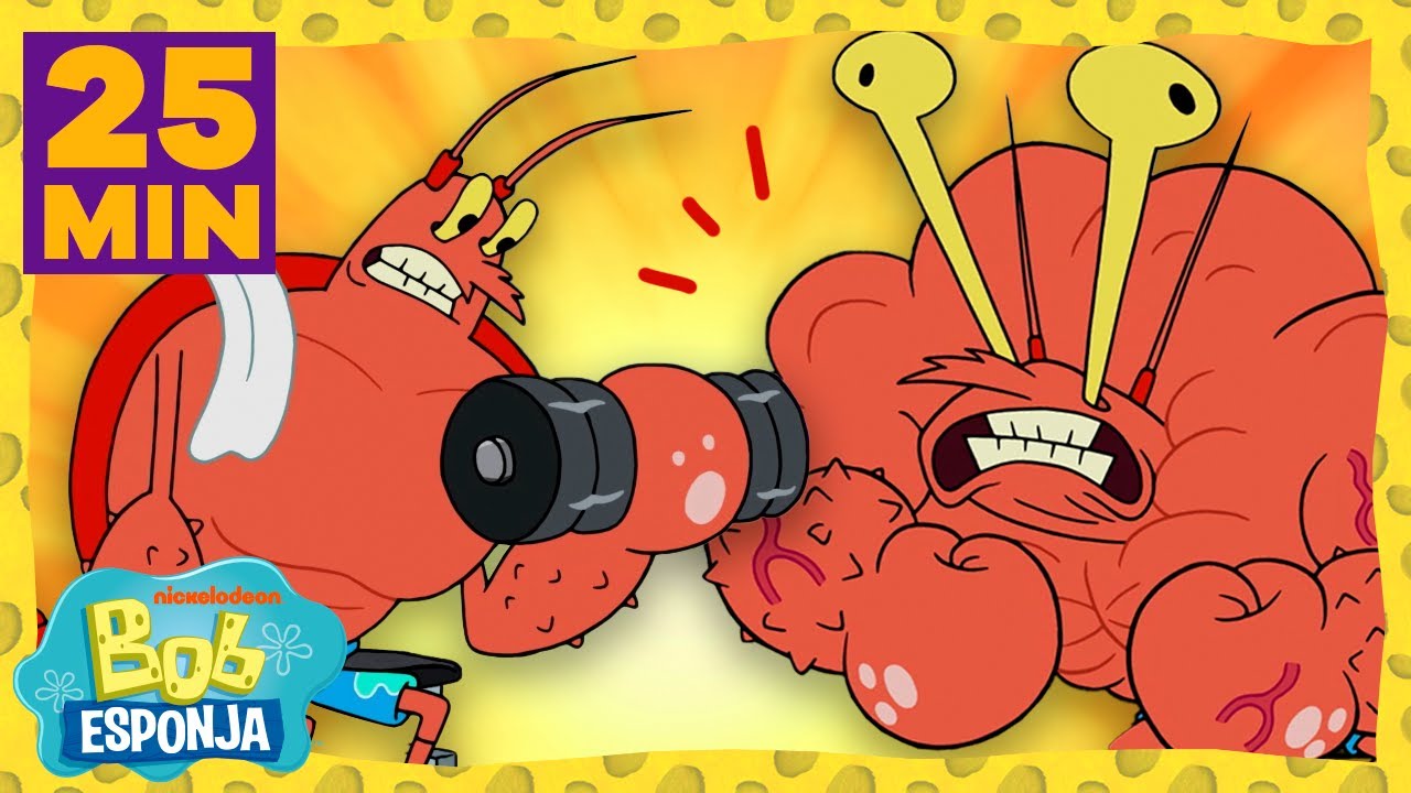 Bob Esponja | O Melhor de Larry, a Lagosta, por 25 Minutos! | Bob Esponja em Português - YouTube