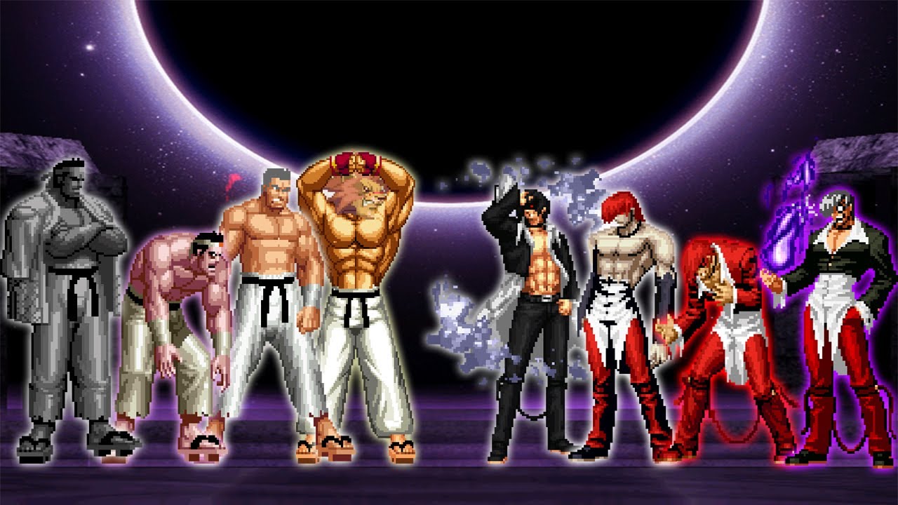 Daimon Team VS Iori Team | .M.U.G.E.N. - YouTube