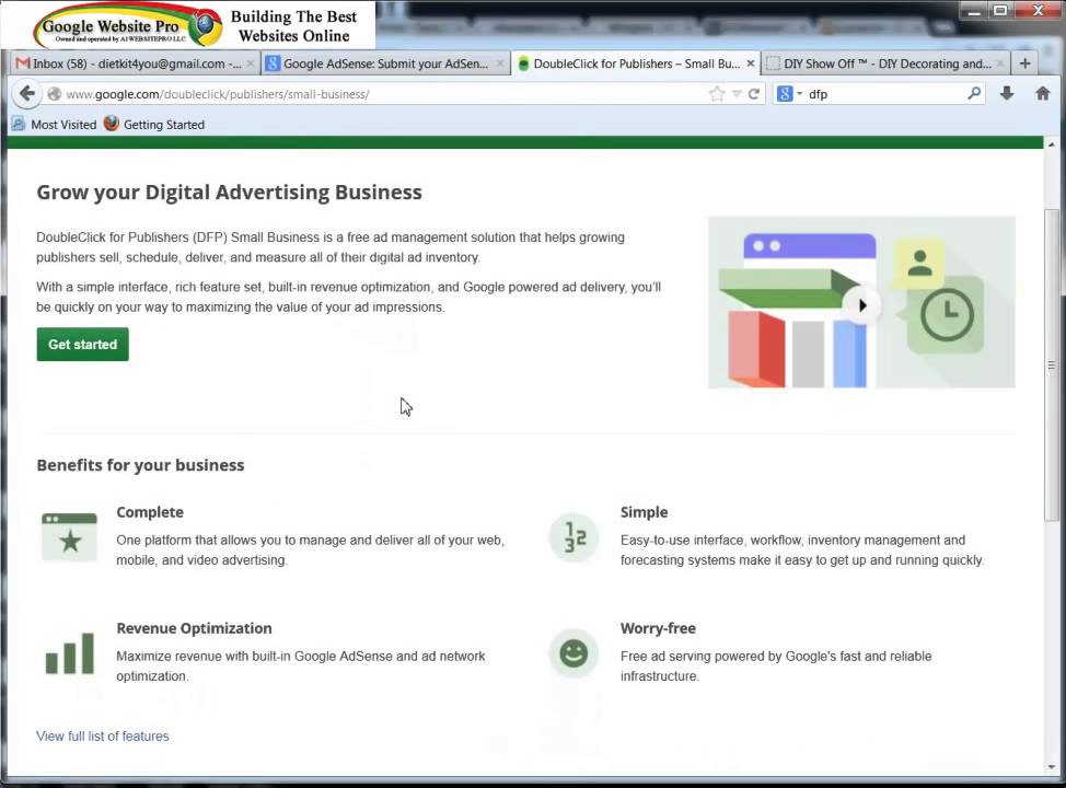 DFP DOUBLE CLICK FOR PUBLISHERS STEP #1 INTRO EASY TO UNDERSTAND HOW TO ...