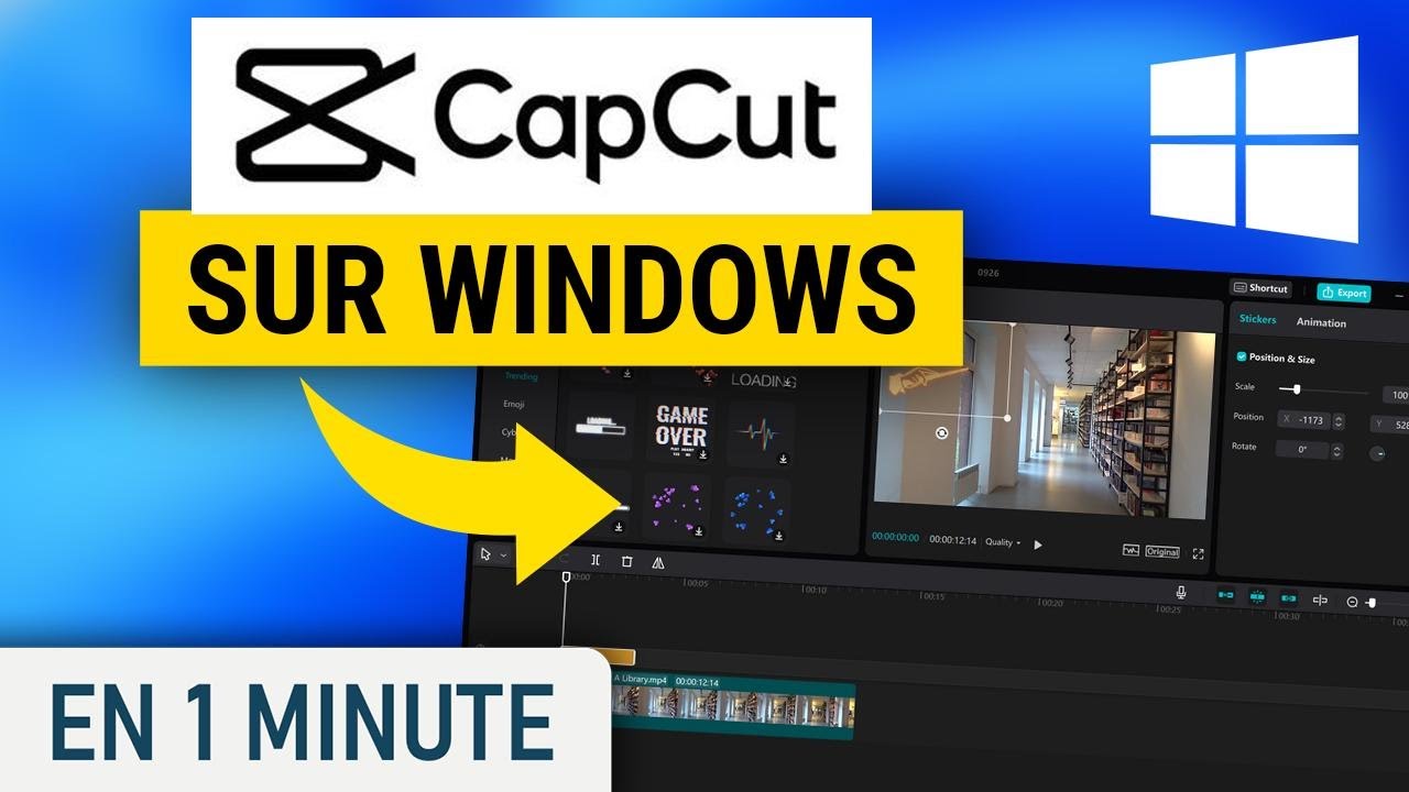 Installer Capcut gratuitement sur Windows (montage vidéo) - YouTube