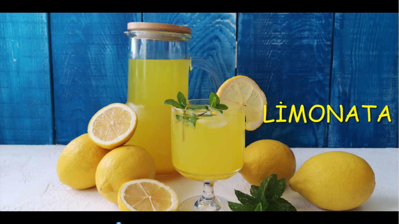 LİMONATA 🍋 / Pratik Lezzetli Limonata Tarifi🍋 - YouTube