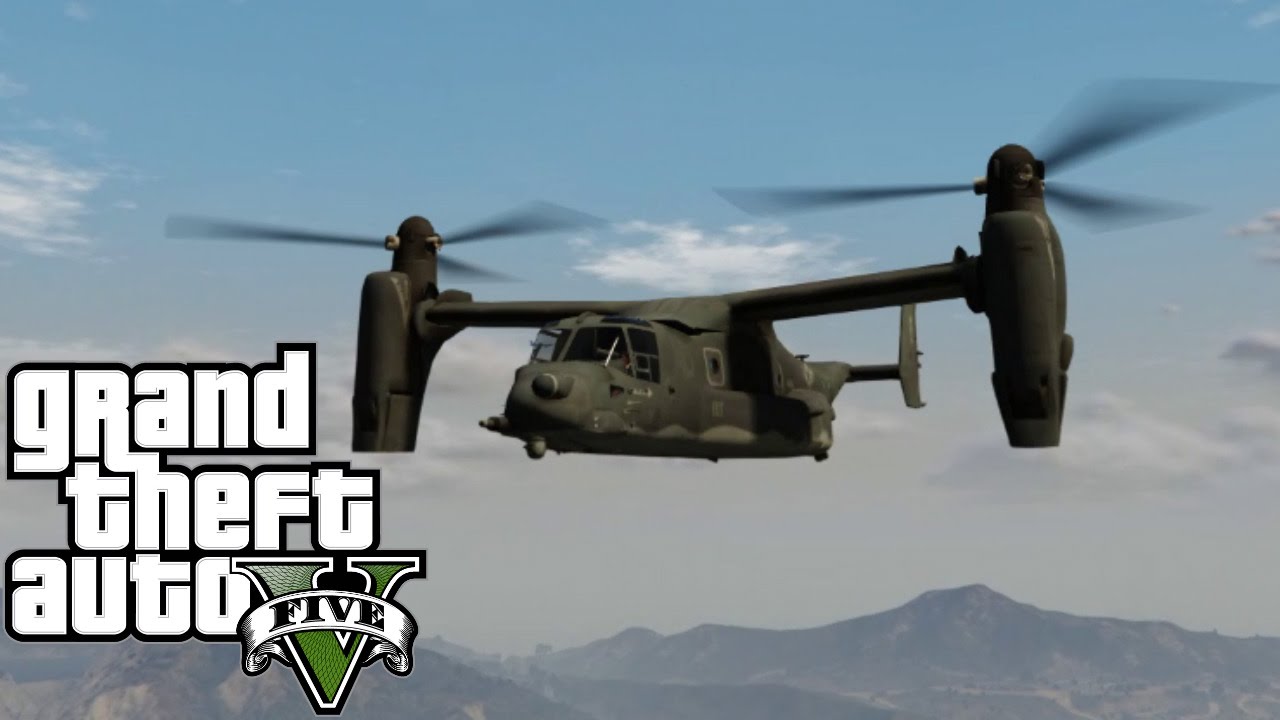 GTA 5 MODS | Nuevo CV-22B Osprey (VTOL) - YouTube