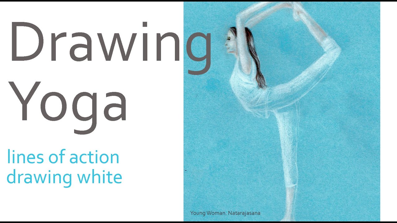 How to draw Yoga Pose Lord of the Dance.Yoga Art. Yogadrawing.pencil ...