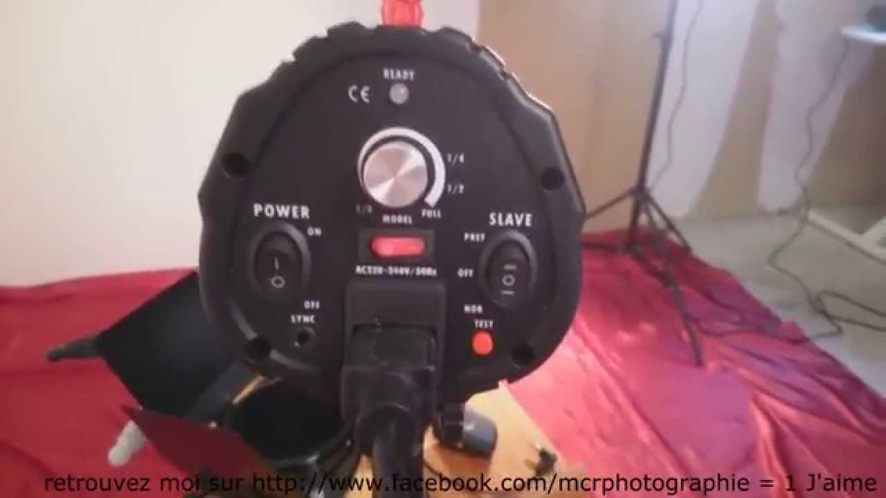 Kit Flash Studio Amazon 250 W - YouTube