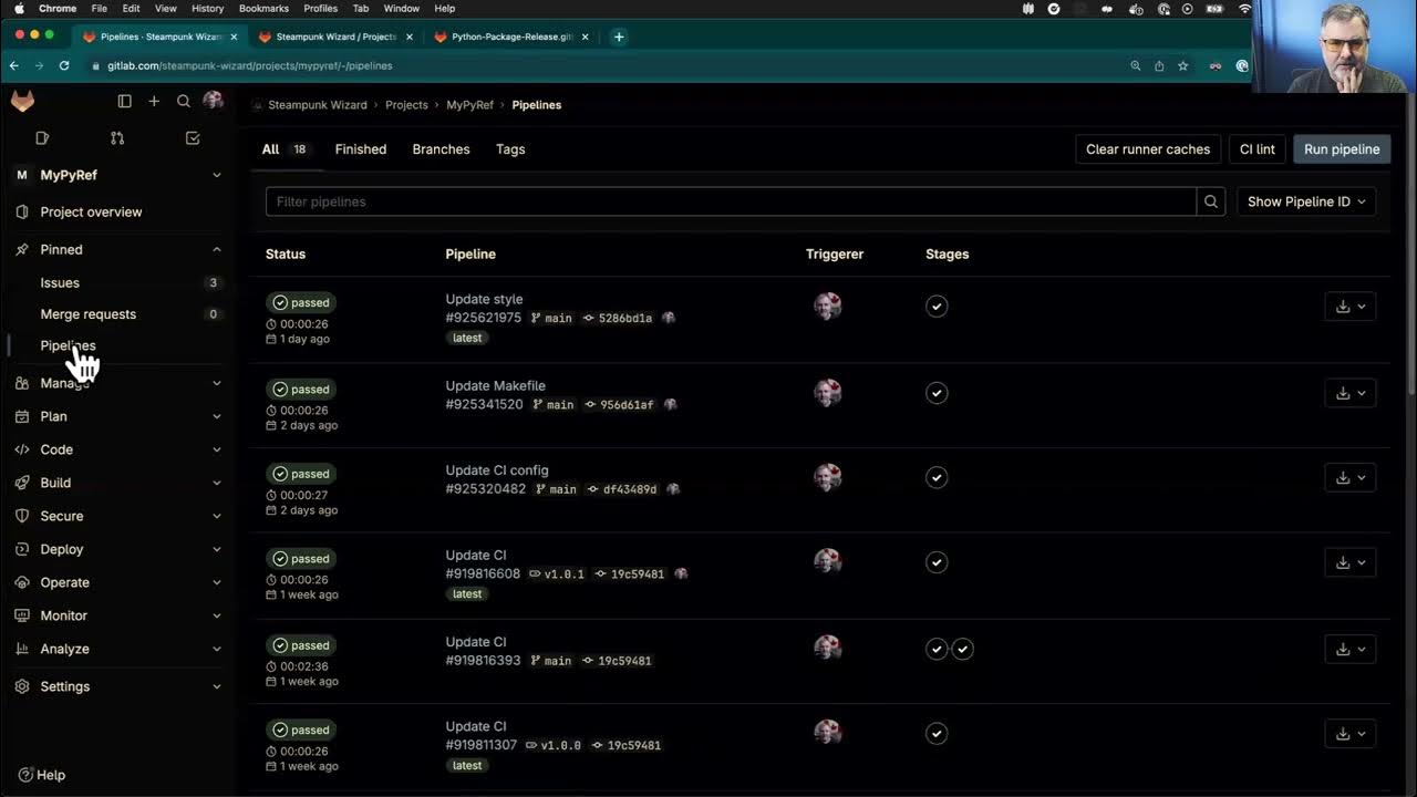 Semantic Versioning In Gitlab Ci Without Adding A Commit Youtube