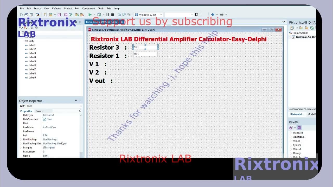 Design Differential Op Amp Calculator Delphi Ep5 - YouTube
