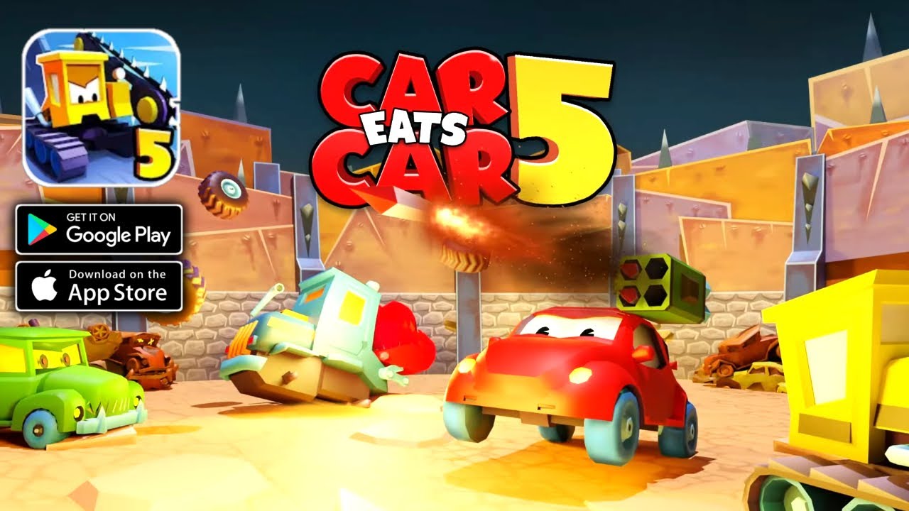 Car Eats Car 5 - Battle Arena Gameplay (Android,IOS) - YouTube