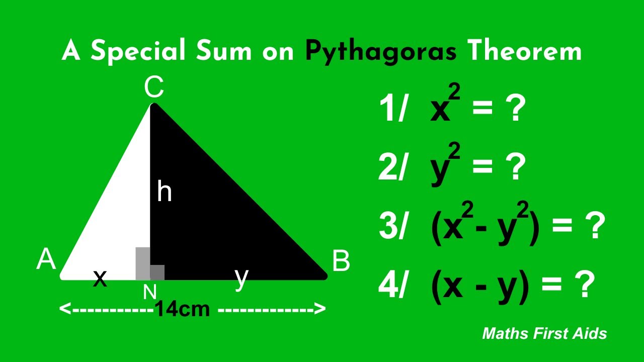 A Special Sum on Pythagoras Theorem - YouTube