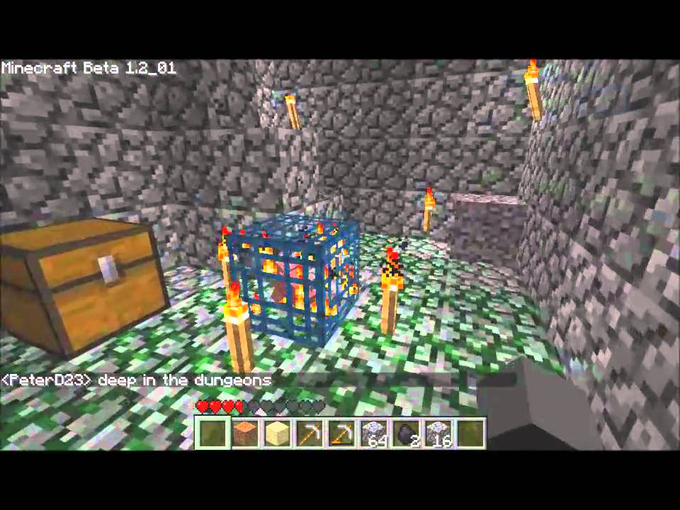 Lets Play MineCraft: 3 - Creeper High Jump - YouTube