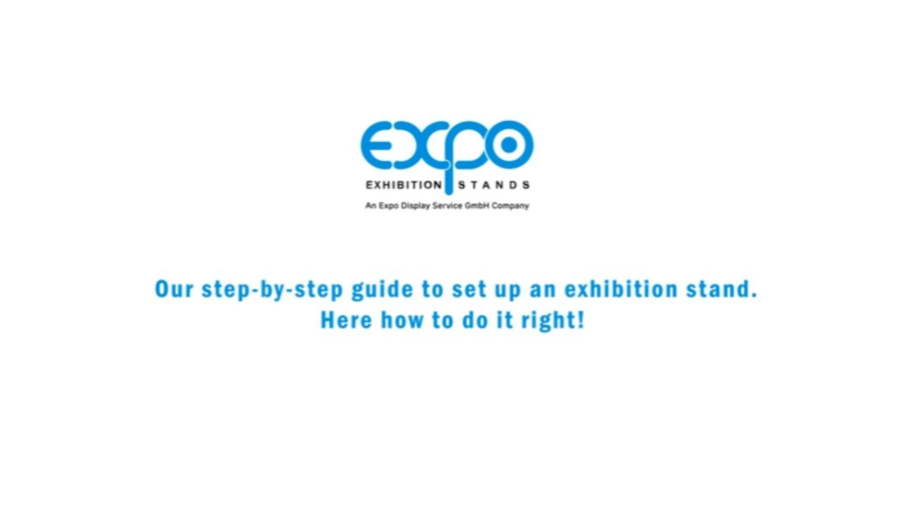 Expo Prestige –Setup guide for a portable exhibition stand - YouTube