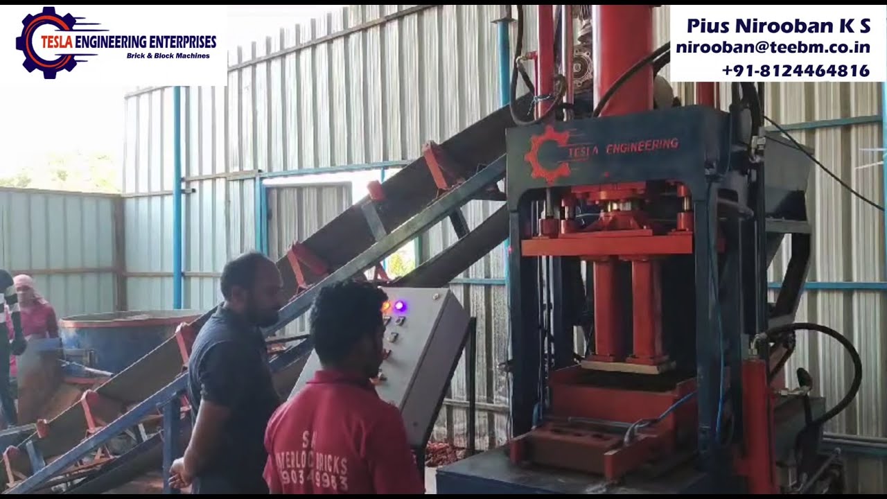 Fully Automatic CSEB Brick Machine / Fully Automatic Mud Brick Making ...
