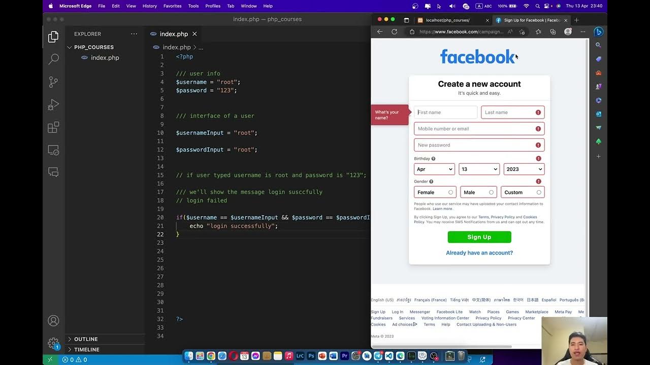 #8 IF ELSE Statement | PHP Free Online Course 2023 - YouTube
