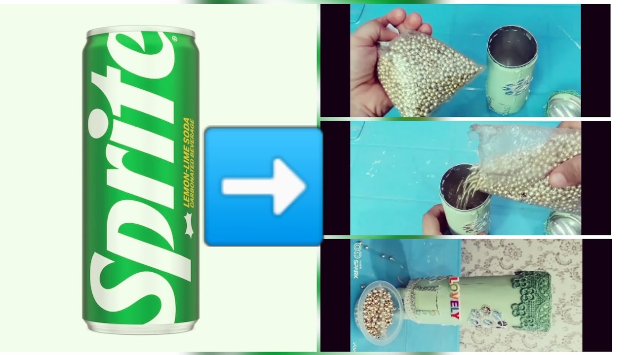 Waste sprite bottle ideas 💡 handmade pearl box ya anything - YouTube