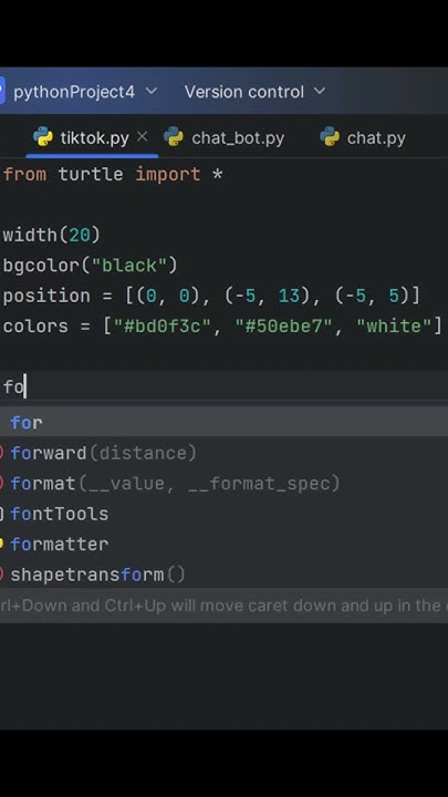 create cool logos with python..... #python #tiktok #fyp #code #pythonprogramming #programming ...