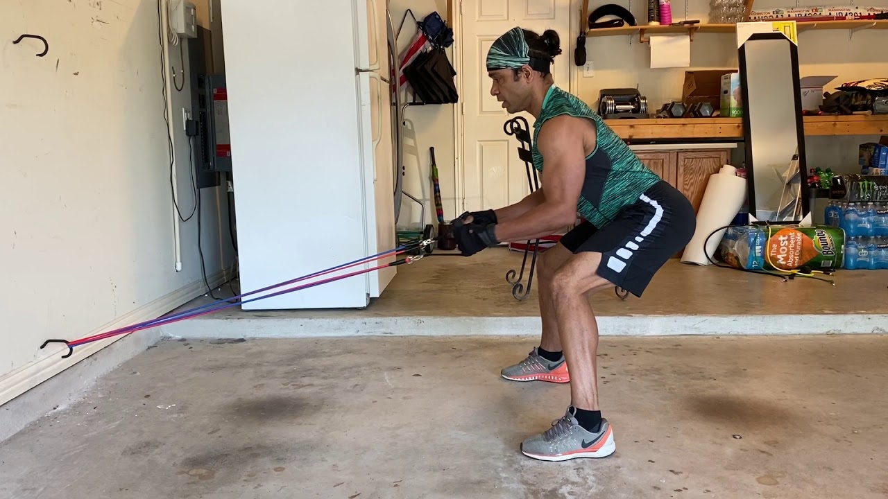 Back Workout - Resistance Bands - YouTube