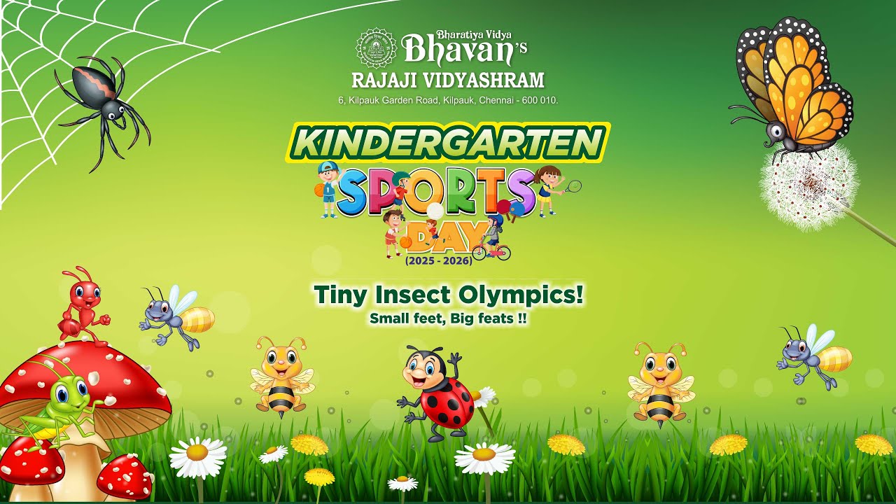 TINY INSECT OLYMPICS - KG SPORTS DAY - YouTube