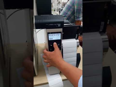 Zebra 110Xi4 calibration tag RFID - YouTube
