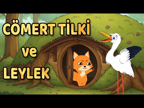 CÖMERT TİLKİ ve LEYLEK 🦊 Paylaşmak Güzel (Eğitici Çizgi Film & Değerler Eğitimi Masalı)