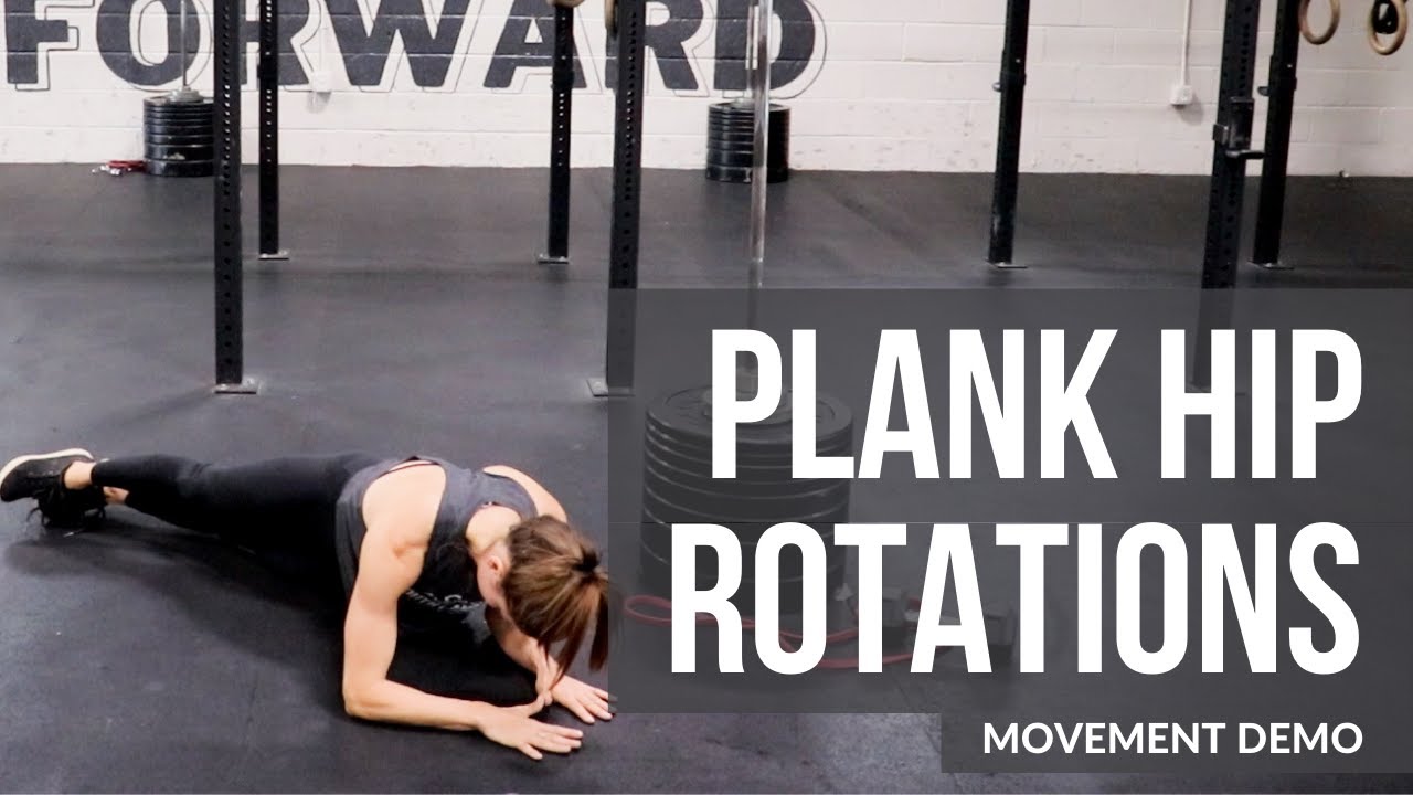Plank Hip Rotations Movement Demo - YouTube