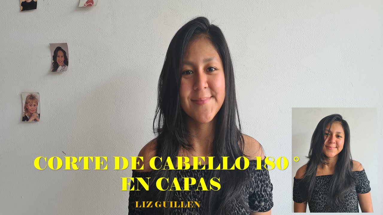 CORTE DE CABELLO A 180° EN CAPAS (180 ° HAIR CUT IN LAYERS) - YouTube