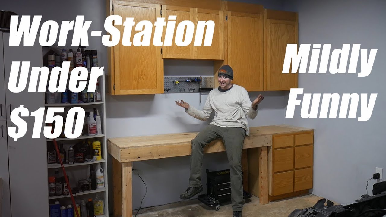 Building a SUPER Cheap and Simple Work Station For UNDER $150! - YouTube