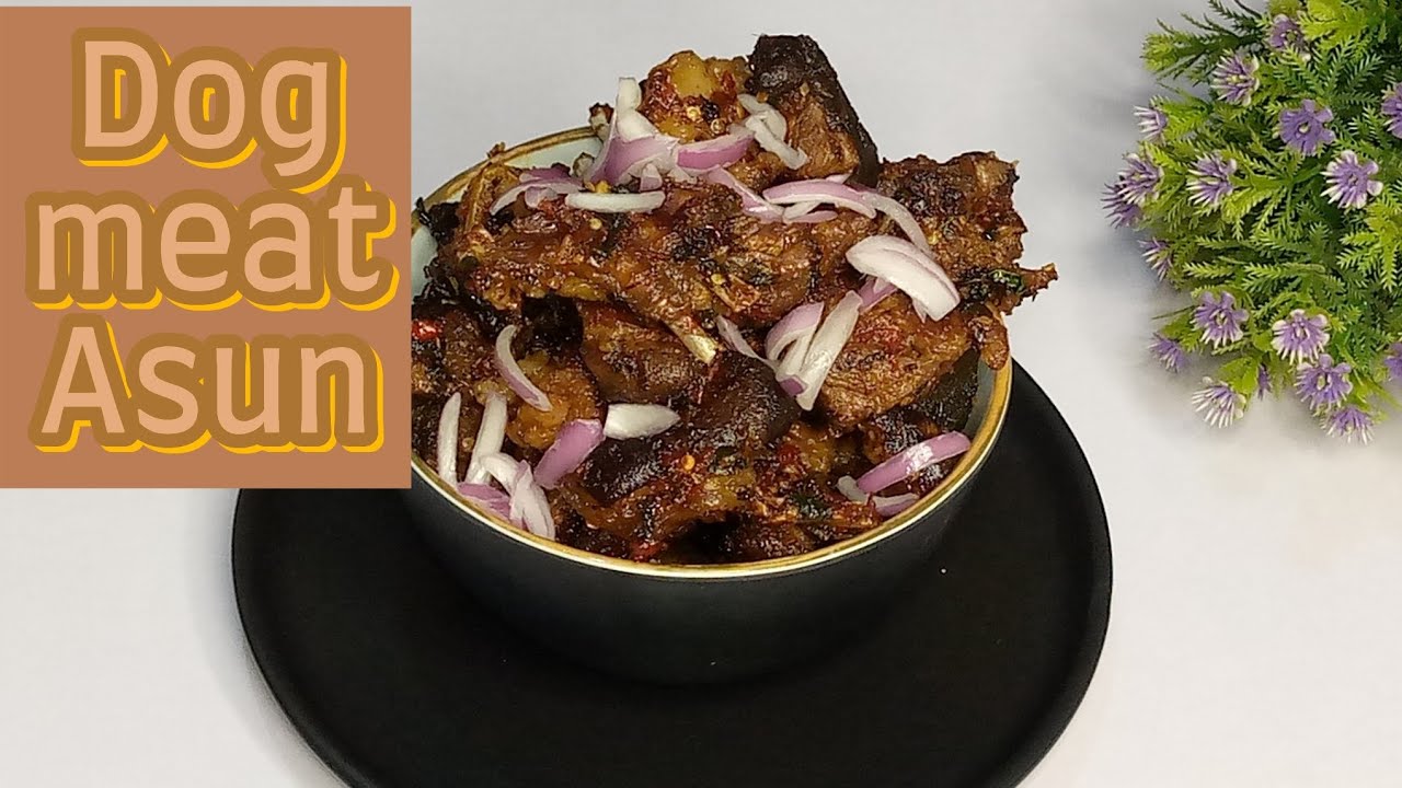 I MADE ASUN WITH DOG MEAT | so delicious #dogmeat - YouTube