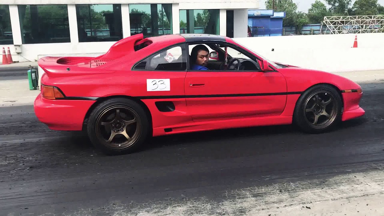 ลองขับ MR2 drag - YouTube