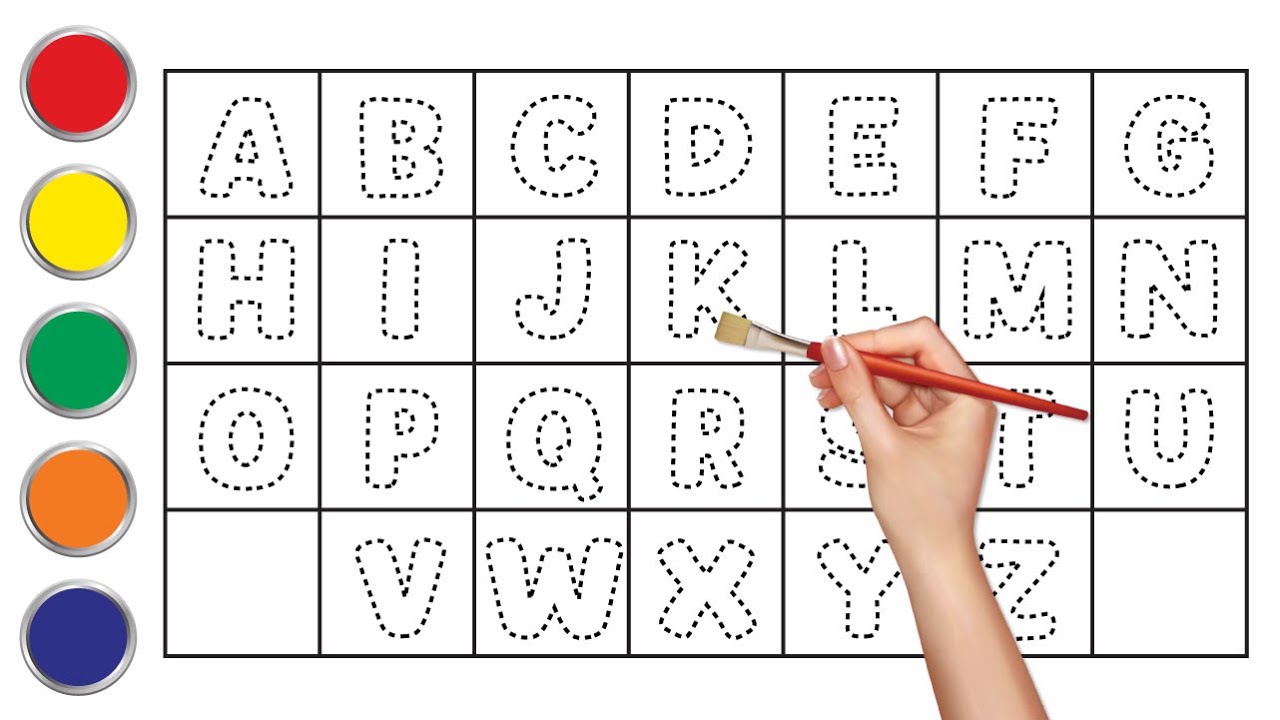 How to Write Letters for Children - Teaching Writing ABC for Preschool ...
