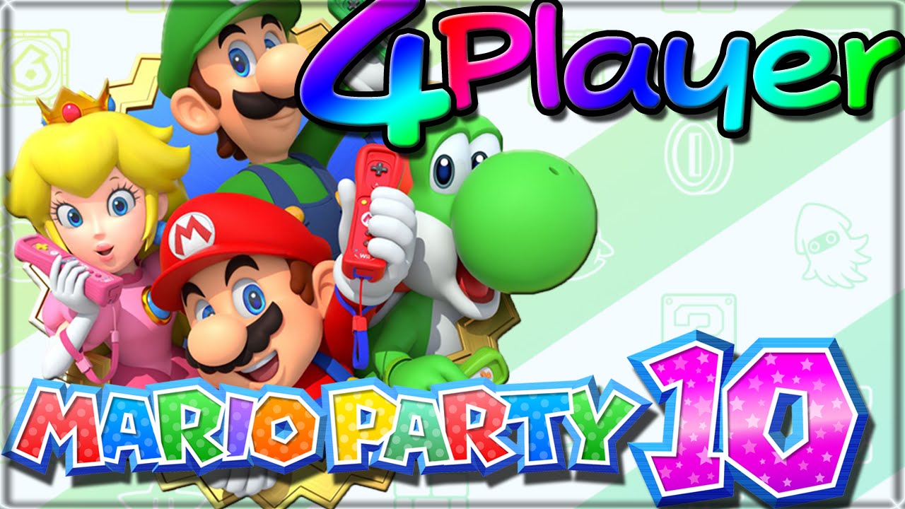 4 Player Minigames // Mario Party 10 - YouTube