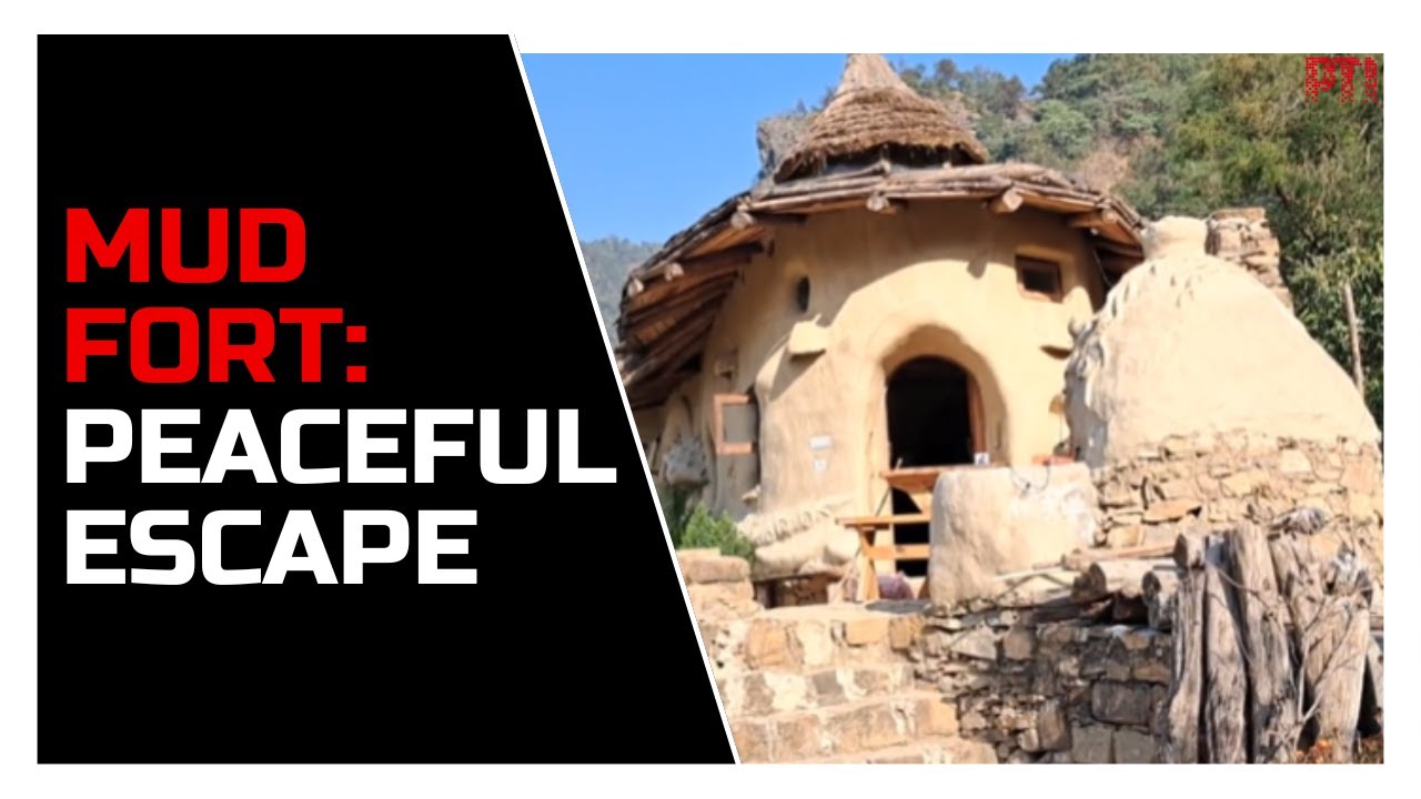 Tiny Fort Farm built with mud offers escape from the hustle and bustle ...