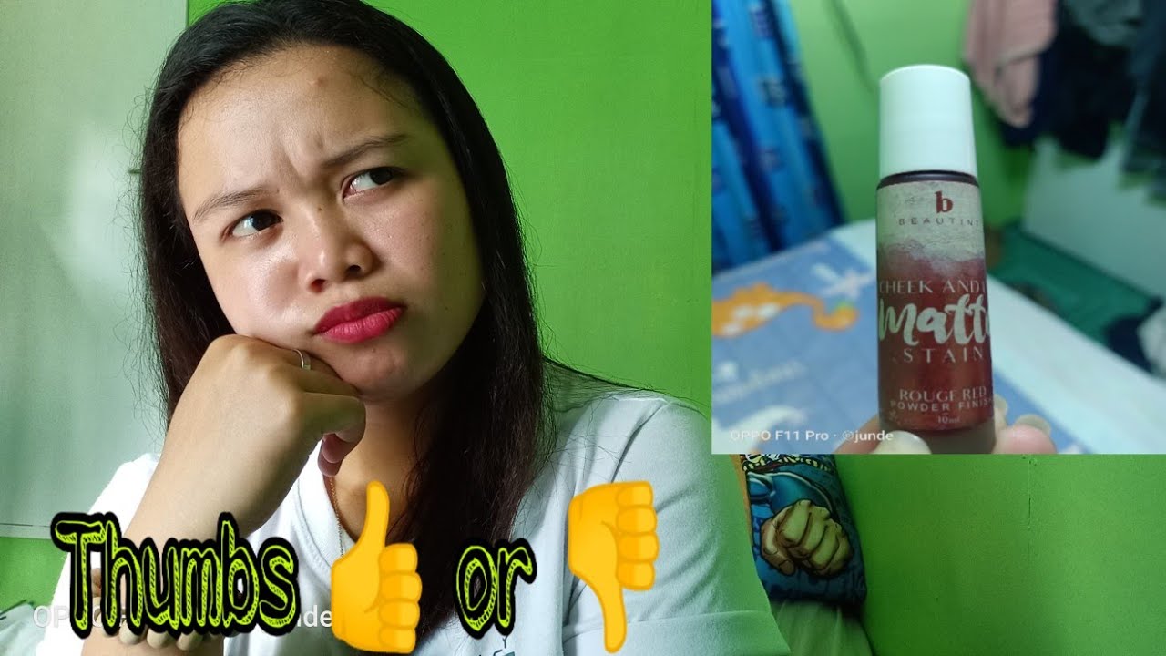 Beautint Cheek and Lip Matte Stain | Rouge Red Powder Finish | HONEST ...