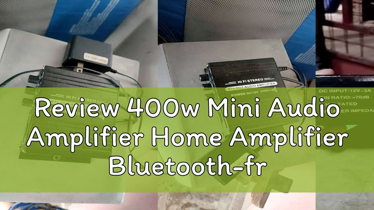 Review 400w Mini Audio Amplifier Home Amplifier Bluetooth-free Auto ...