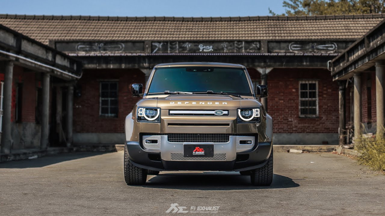 Land Rover Defender L663 P300 2.0T w/ Fi EXHAUST CatBack Quad Square ...