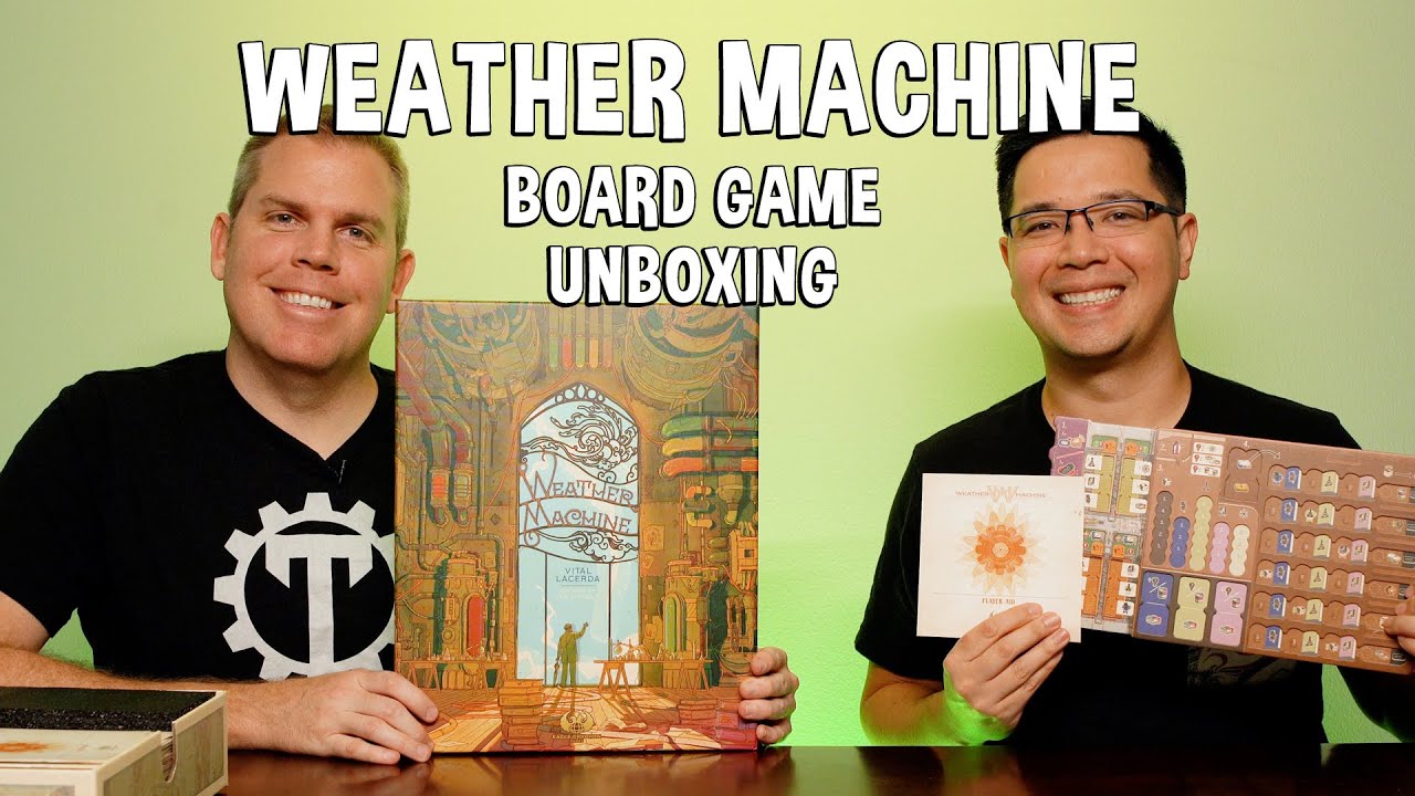 Unboxing Weather Machine - Vital Lacerda Board Game - YouTube