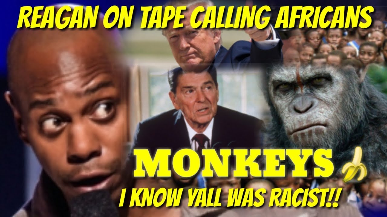 RONALD REAGAN CALLING AFRICANS MONKEYS - YouTube