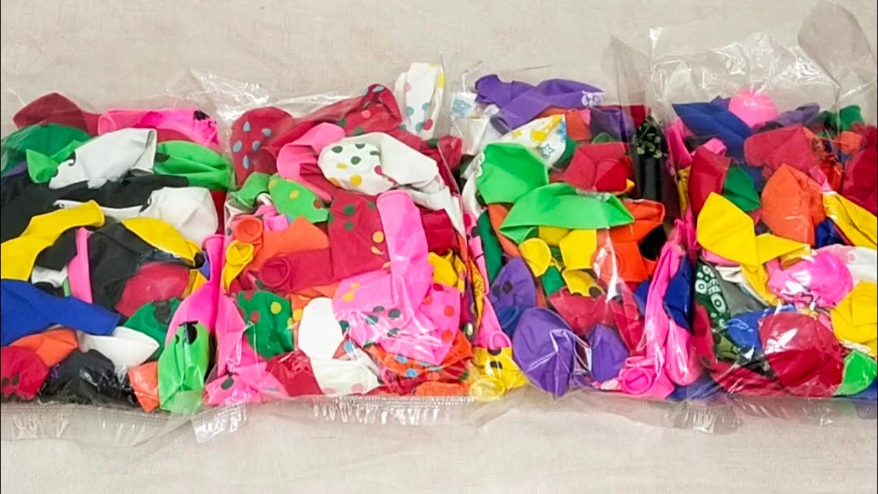 2k Colorful BALLOONS Unboxing 🎈💥 | Blow and Unblow - YouTube