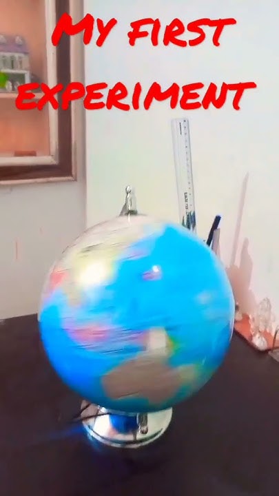My first project (Rotating Globe) ... - YouTube